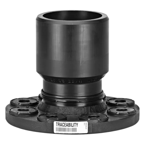 Full faced reduced spigot flange