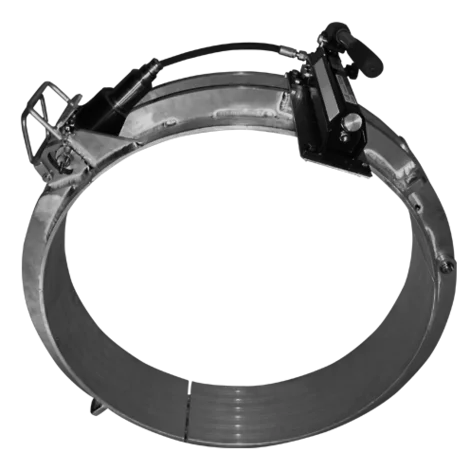 Hydraulic round clamp for pipes d 280 - d 900